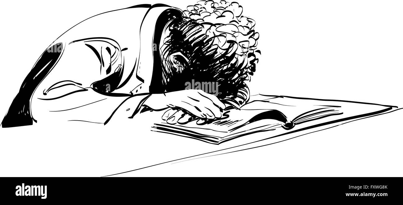 Sleeping Boy Drawing