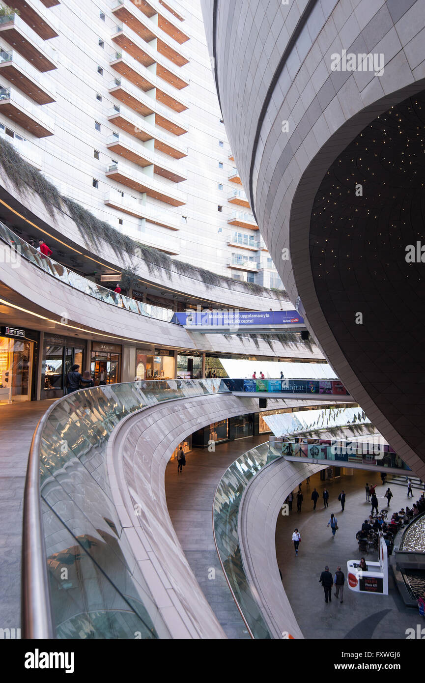 Kanyon shopping mall is one of Istanbul's modern and quite expensive ...