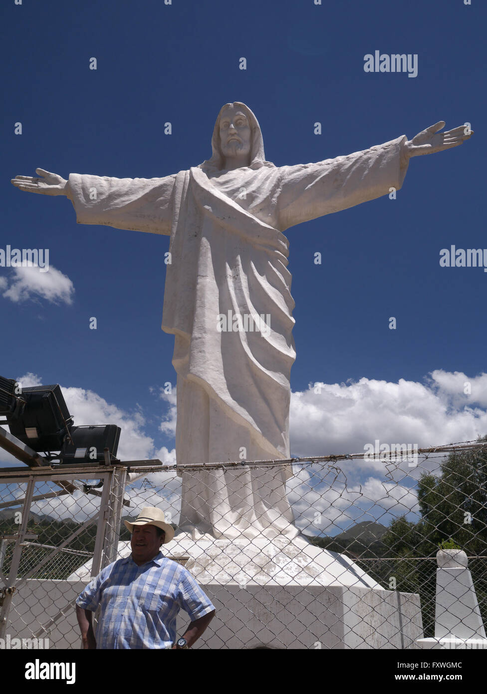 Christ the redeemer of the andes hi-res stock photography and images ...
