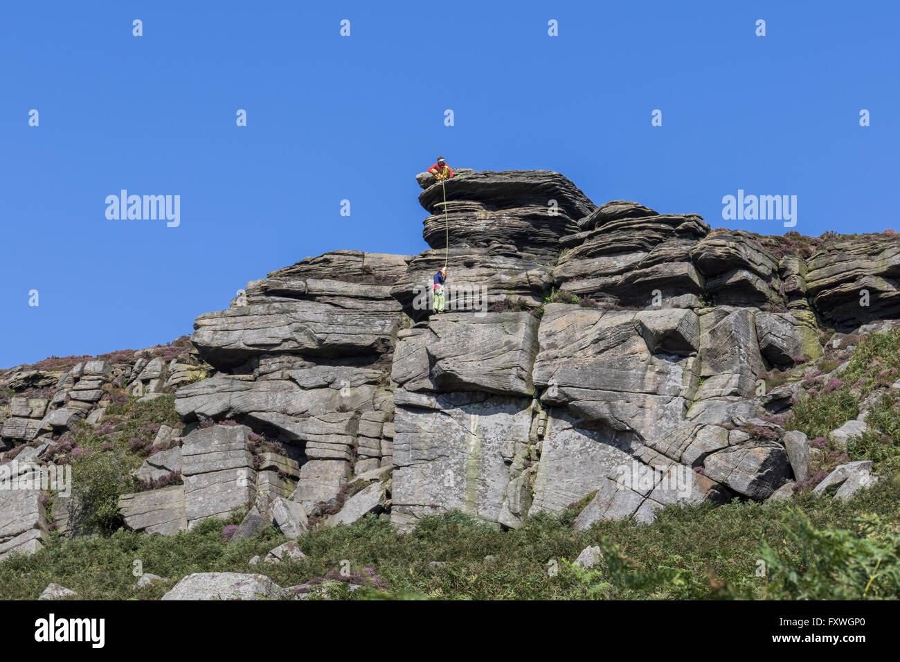 Climbing the edge hi-res stock photography and images - Alamy