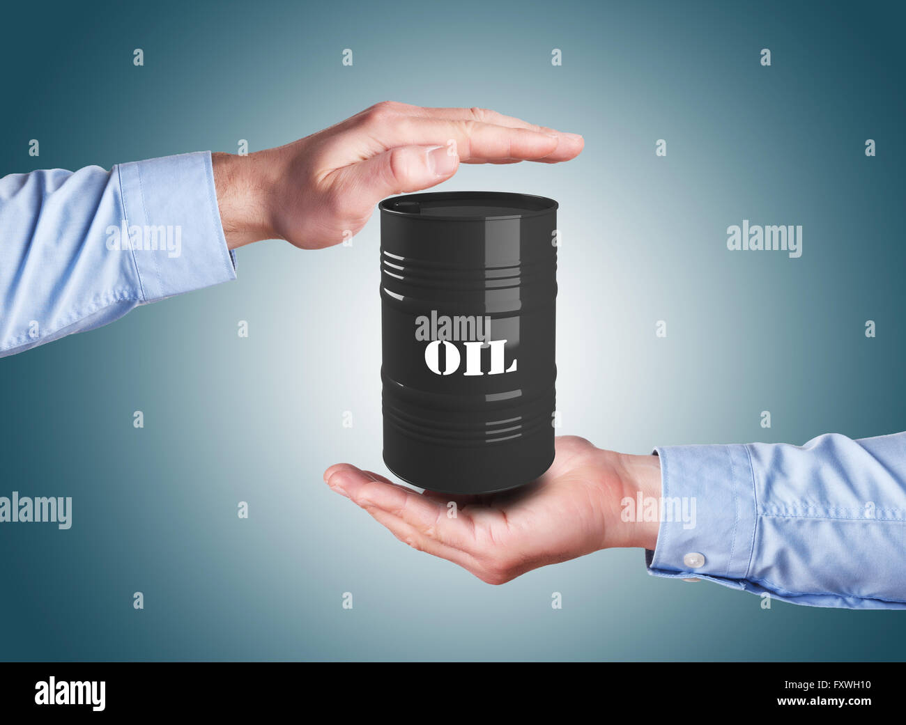 Man hand oil hi-res stock photography and images - Alamy