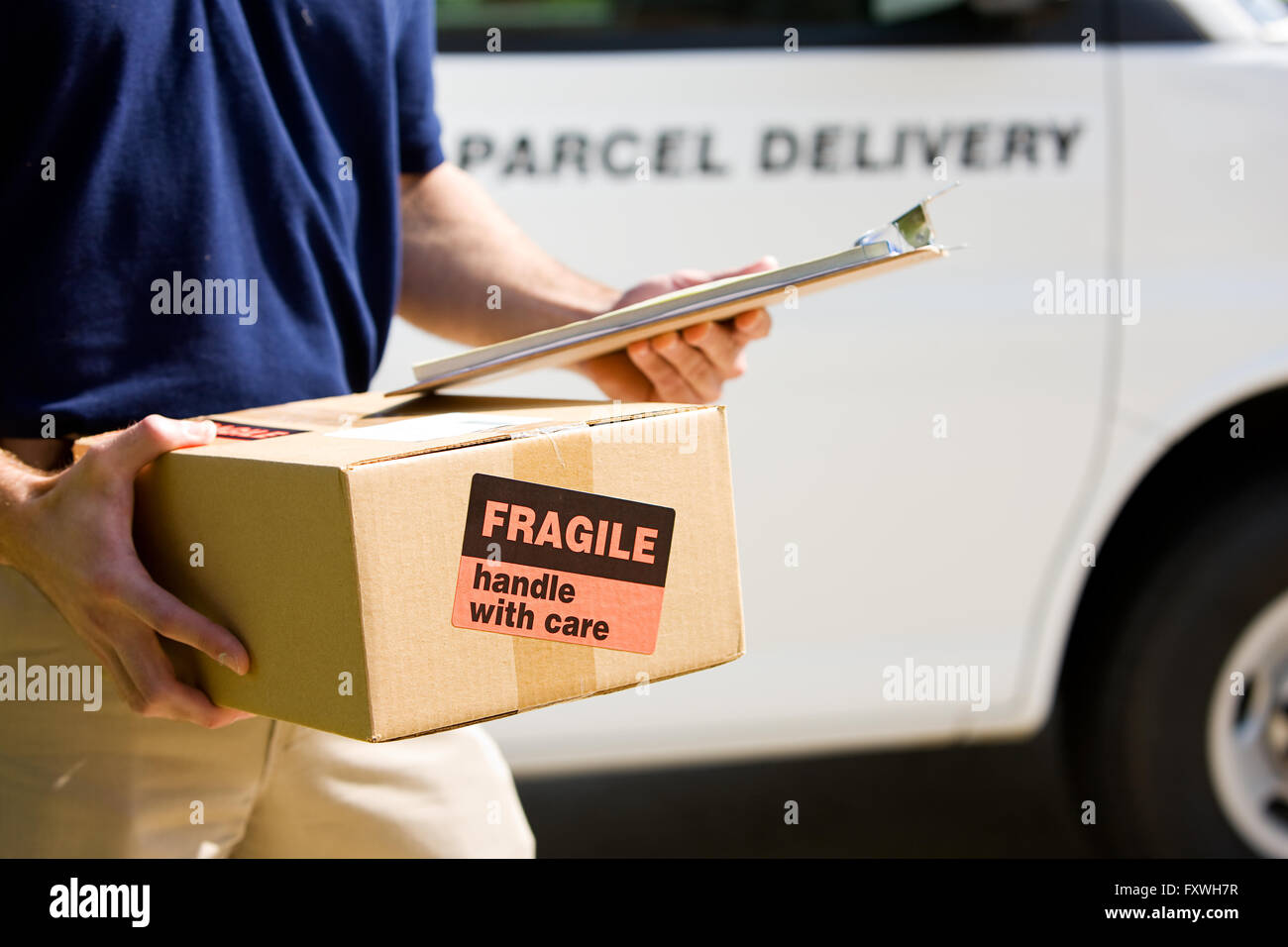 Series with with a delivery man dropping off flowers, boxes, balloons ...