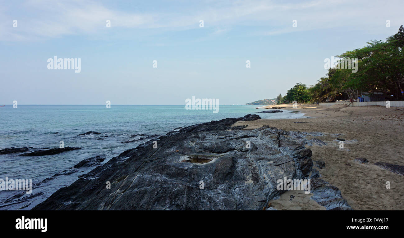 natural beach on ko lanta in thailand Stock Photo - Alamy