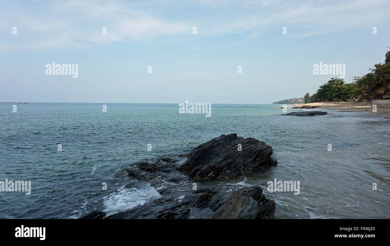 natural beach on ko lanta in thailand Stock Photo - Alamy