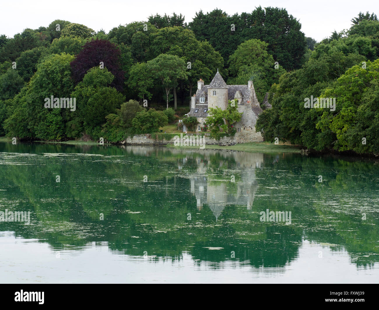 Typical old french manor house hi-res stock photography and images - Alamy