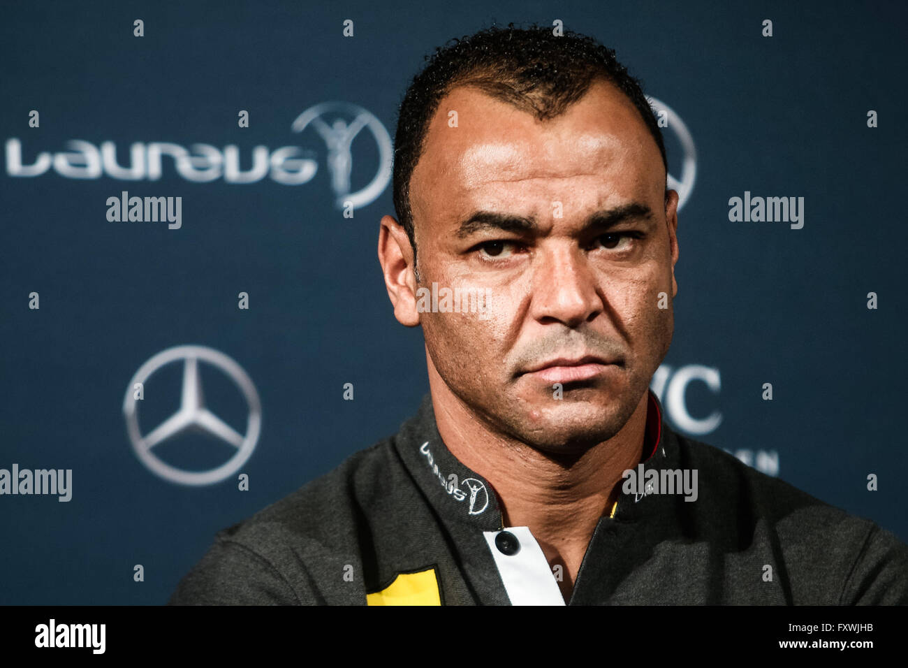 Berlin, Germany. 18th Apr, 2016. Former Brazilian football player Cafu ...