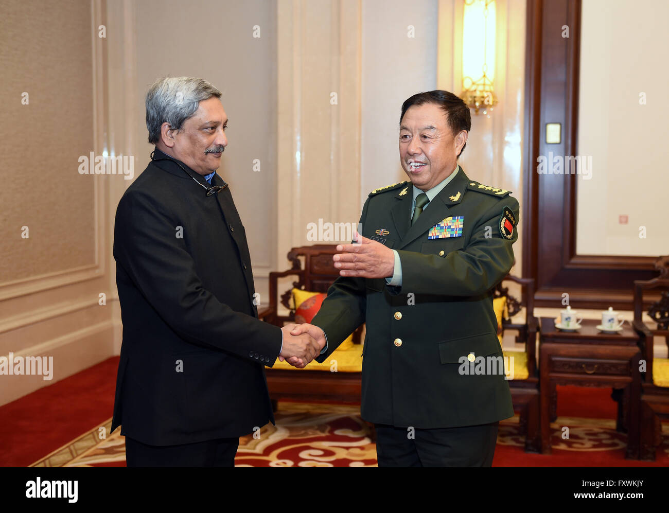 Beijing, China. 18th Apr, 2016. Vice Chairman of China's Central ...