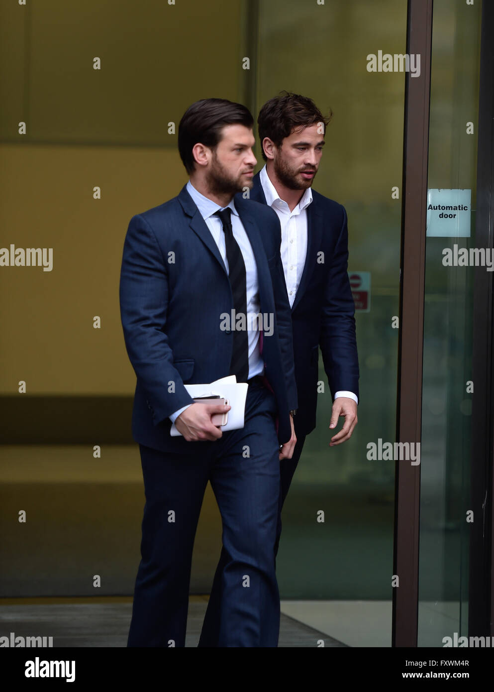 London 18th April 2016 England Rugby star Danny Cipriani leaving ...