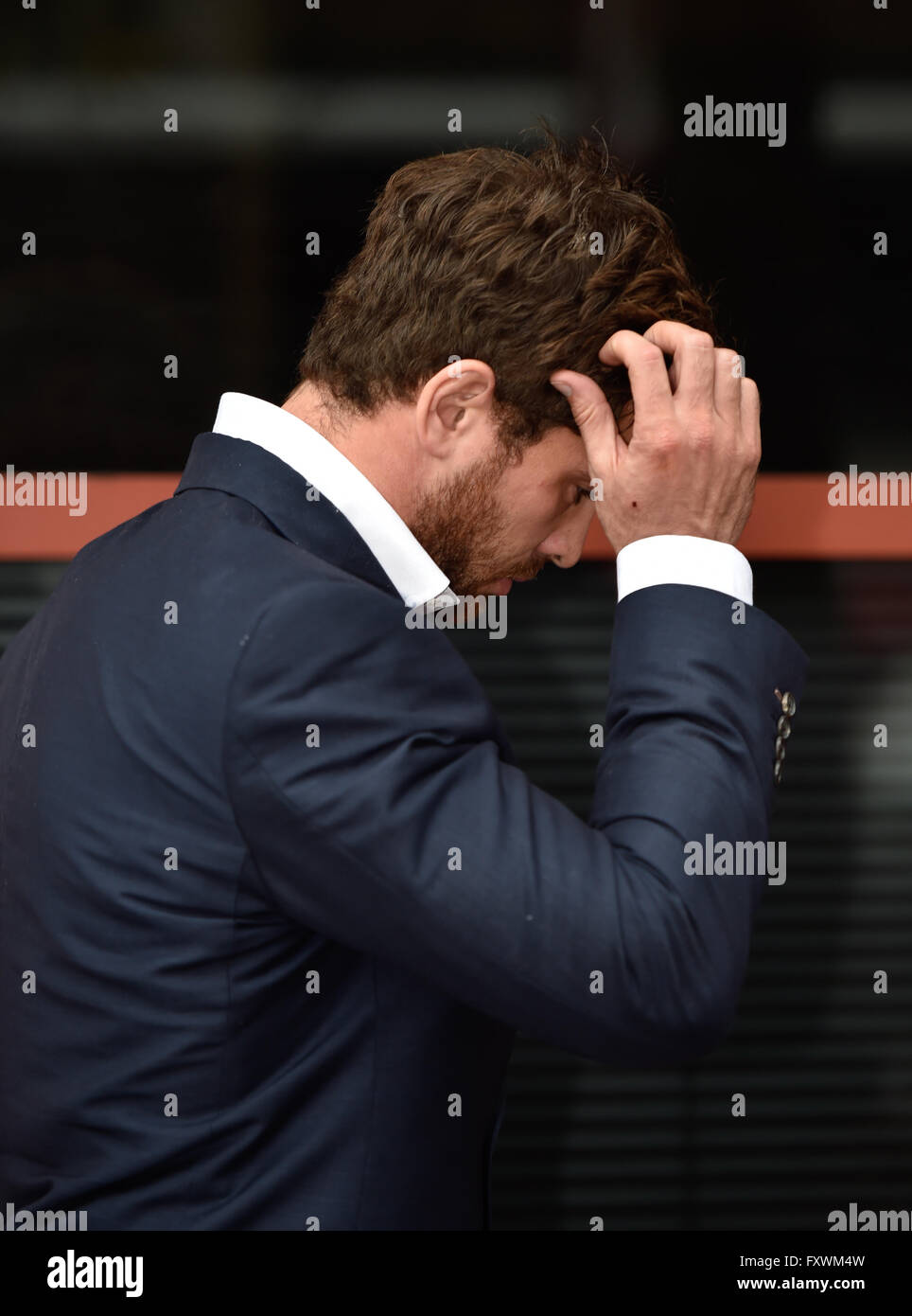 London 18th April 2016 England Rugby star Danny Cipriani leaving ...