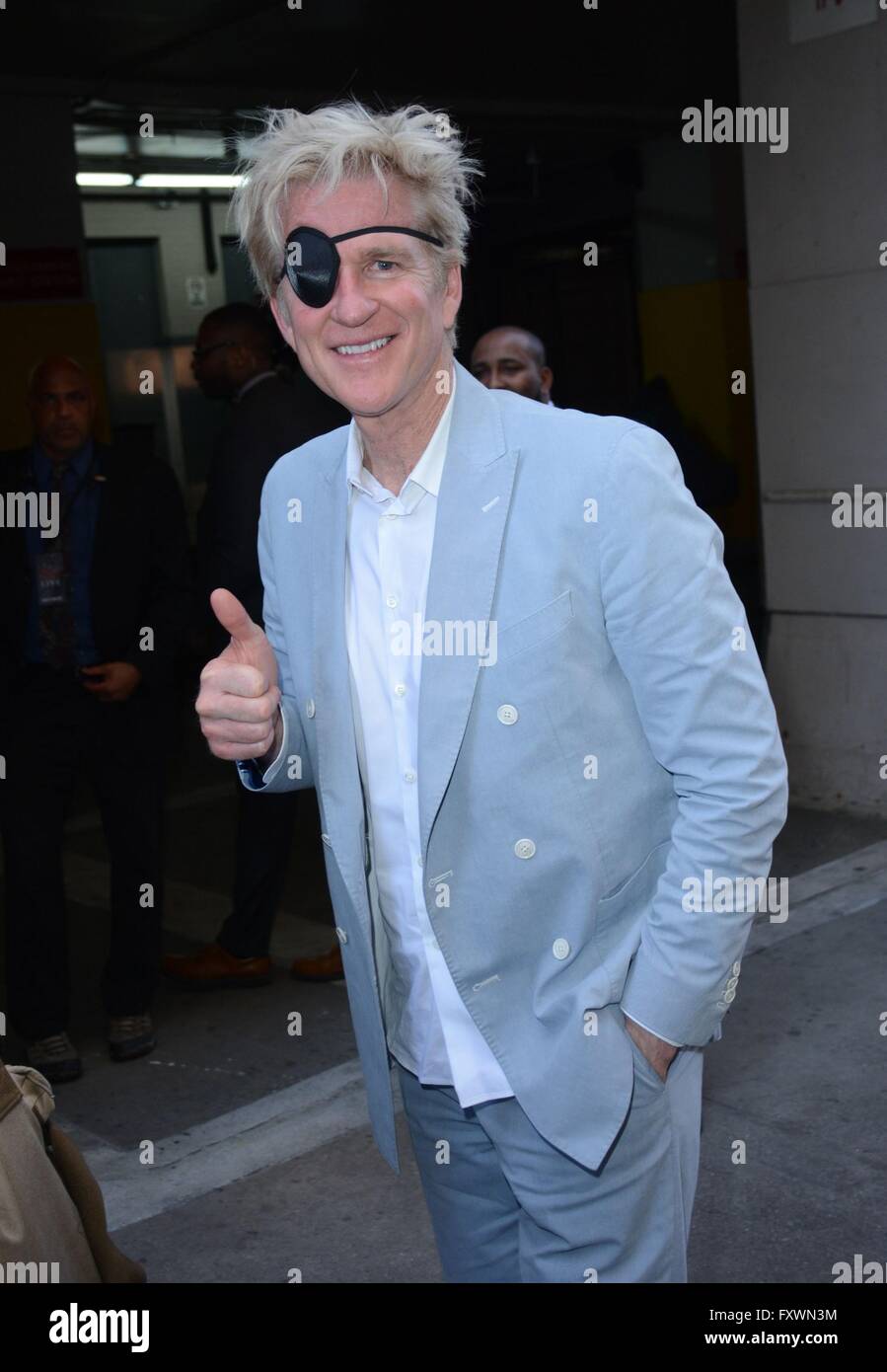 New York, NY, USA. 18th Apr, 2016. Matthew Modine out and about for ...