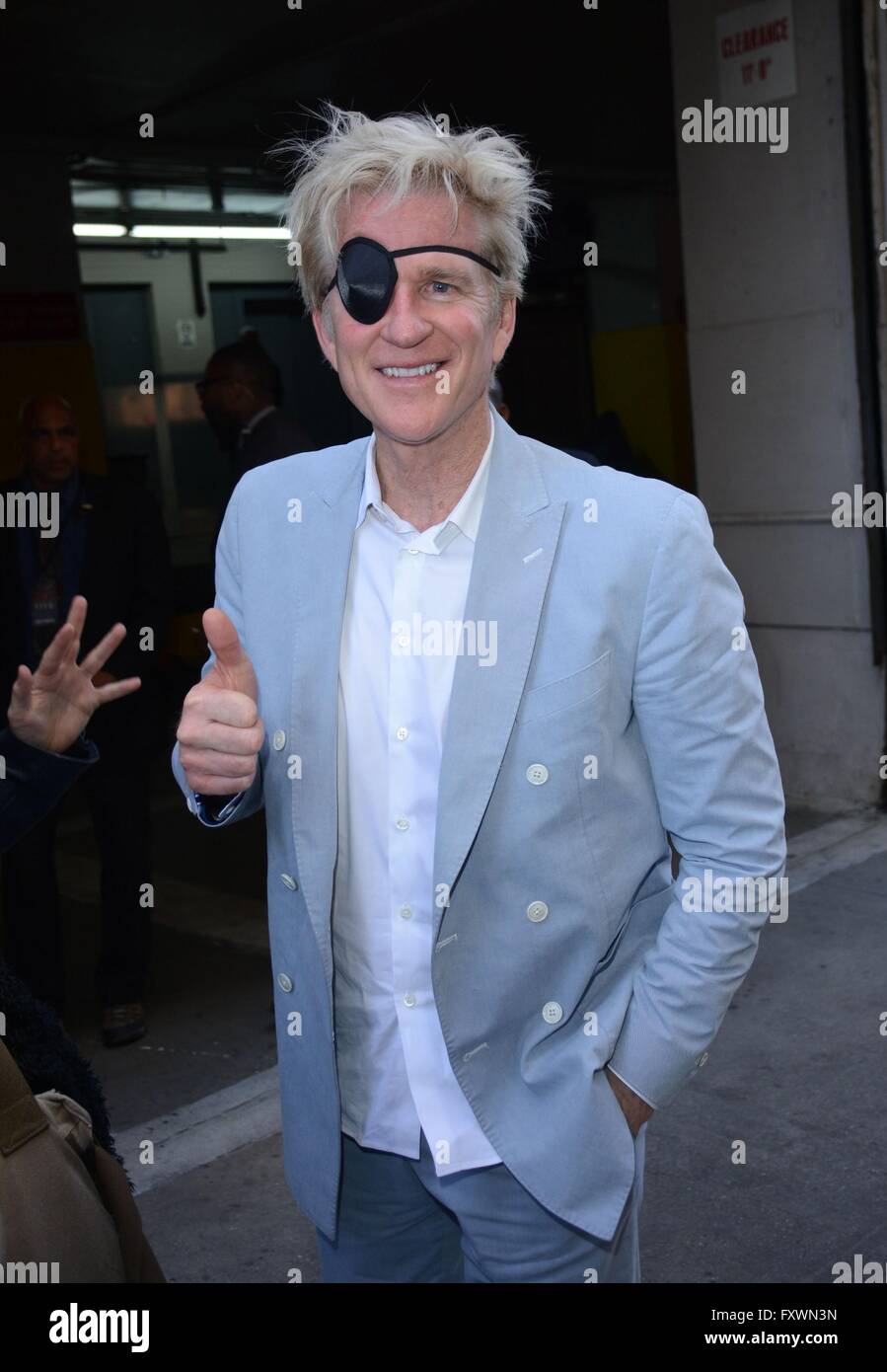 New York, NY, USA. 18th Apr, 2016. Matthew Modine out and about for ...