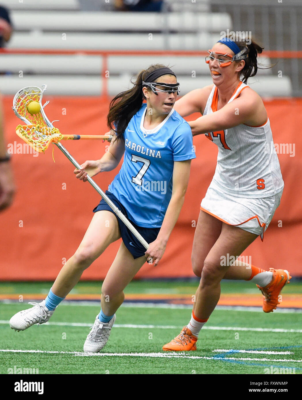 Syracuse, New York, USA. 16th Apr, 2016. North Carolina Tar Heels Ela ...