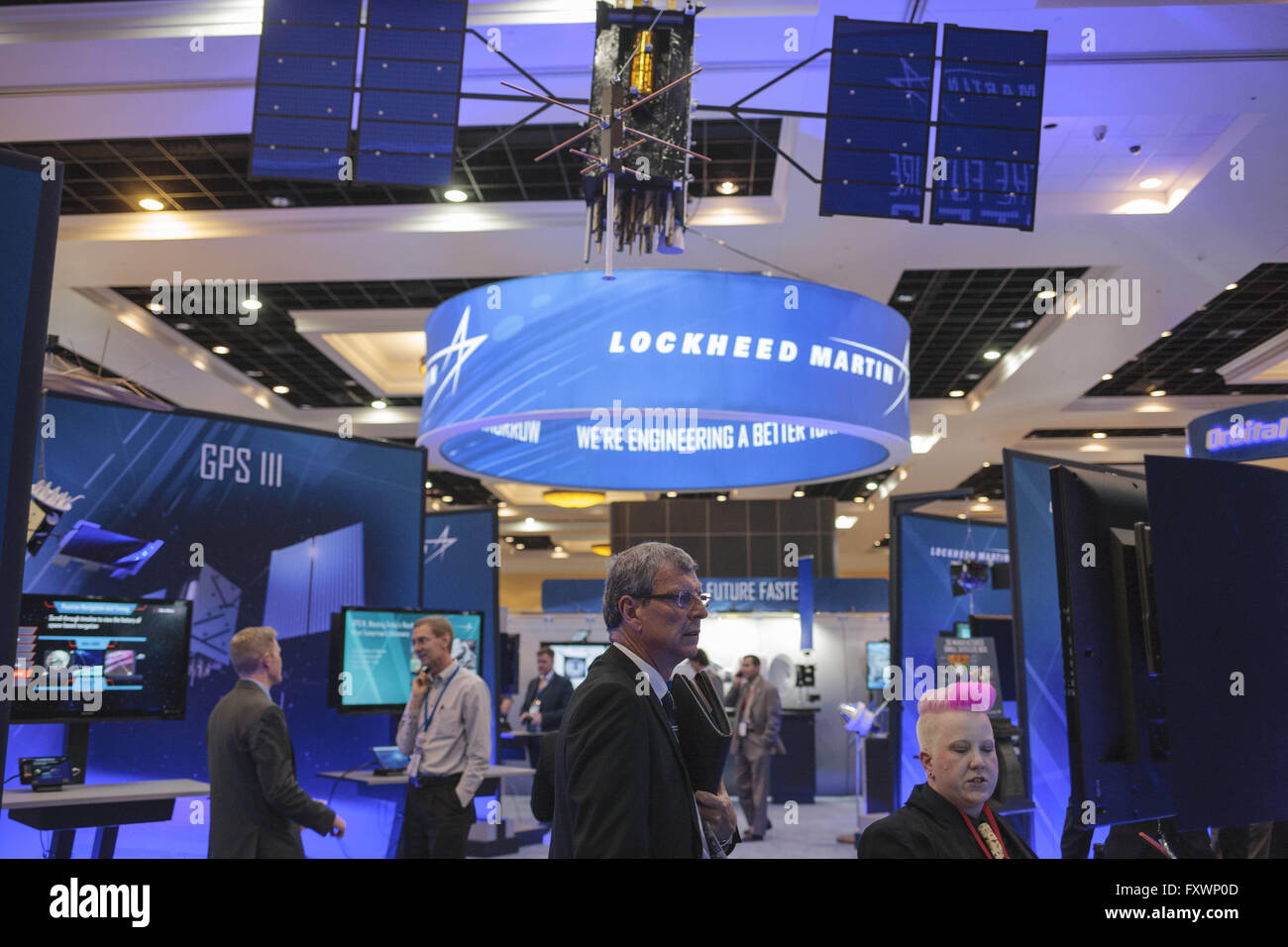 Lockheed martin booth hi-res stock photography and images - Alamy