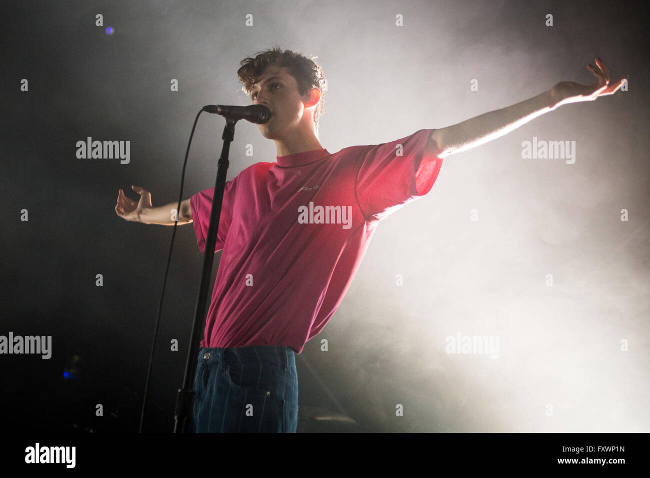 Manchester, UK. 18th April, 2016. Australian singer and YouTube star ...