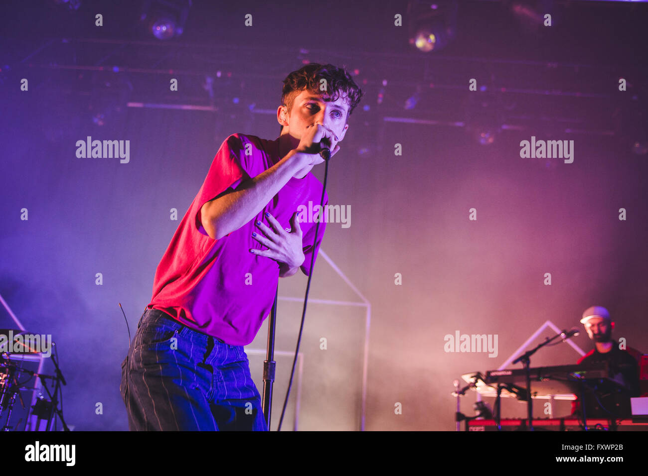 Manchester, UK. 18th April, 2016. Australian singer and YouTube star ...