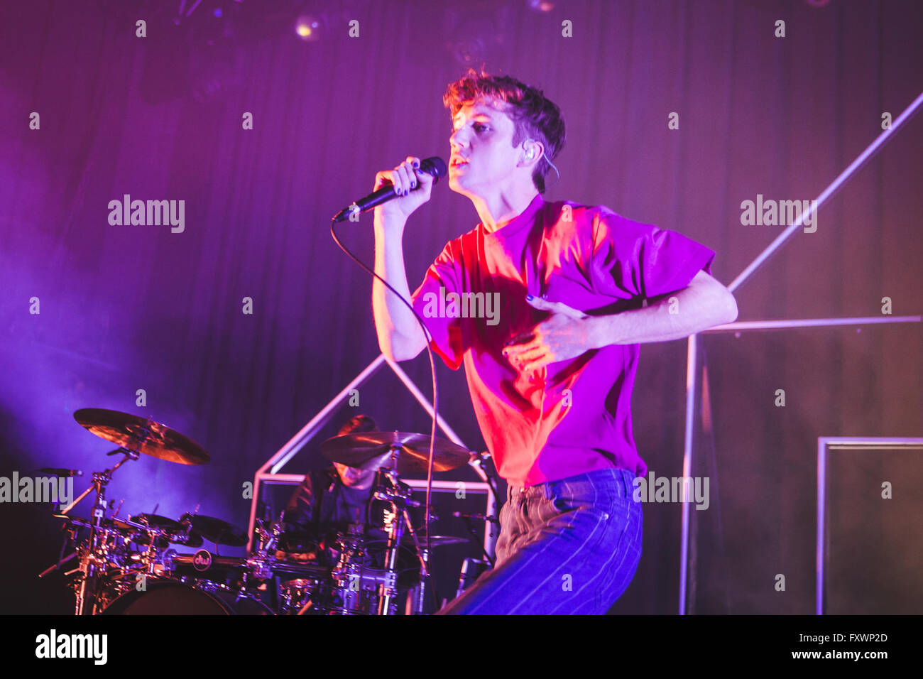 Manchester, UK. 18th April, 2016. Australian singer and YouTube star ...