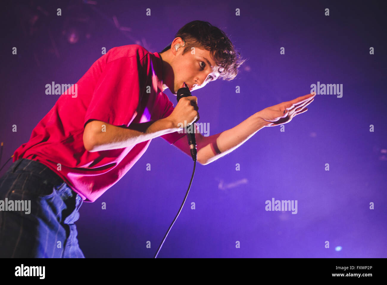 Manchester, UK. 18th April, 2016. Australian singer and YouTube star ...