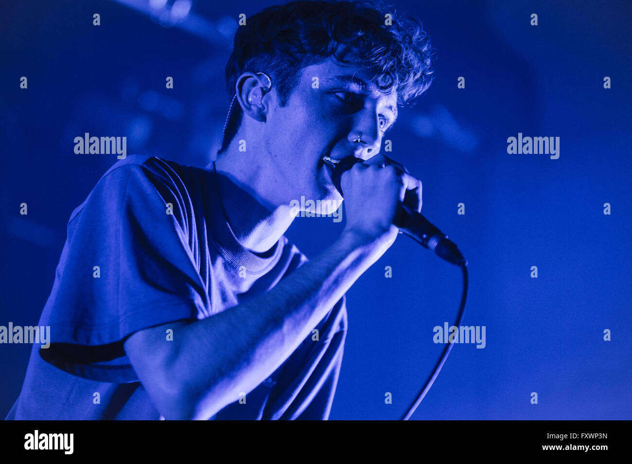 Manchester, UK. 18th April, 2016. Australian singer and YouTube star ...