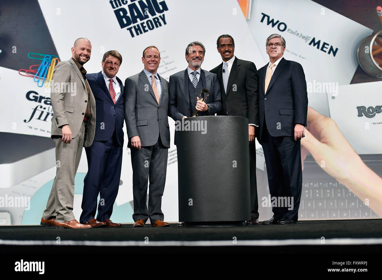 Las Vegas, Nevada, USA. 18th Apr, 2016. (L-R) Actor and emcee Jon Cryer ...