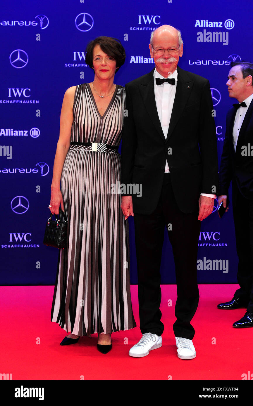 Gisele Zetsche; Dieter Zetsche - LAUREUS WORLD SPORTS AWARDS BERLIN ...