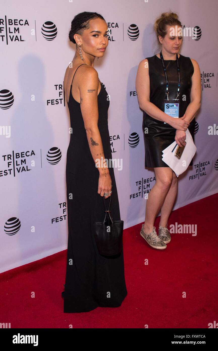 New York, NY, USA. 18th Apr, 2016. Zoe Kravitz at arrivals for VINCENT ...
