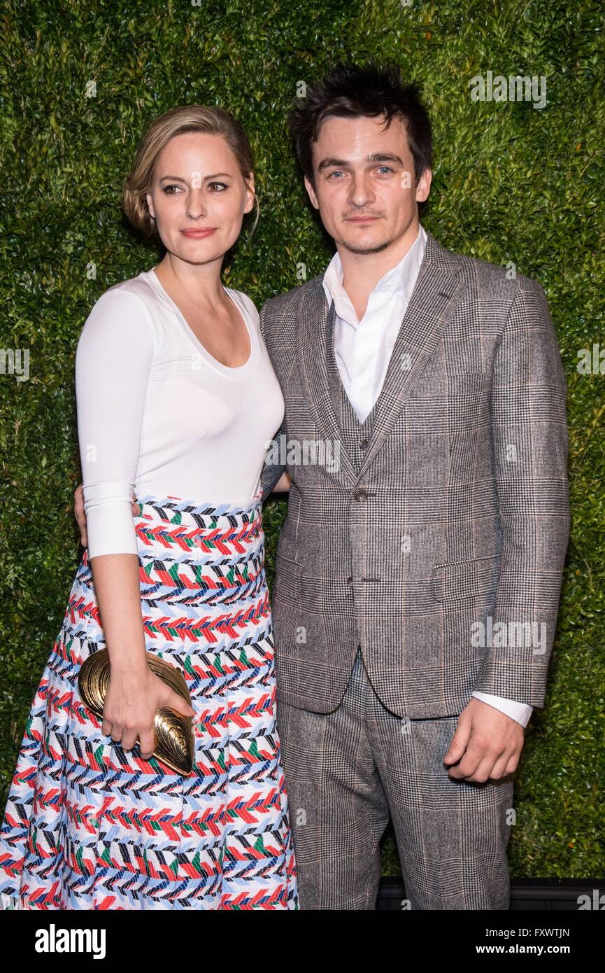 New York, NY, USA. 18th Apr, 2016. Aimee Mullins, Rupert Friend at ...