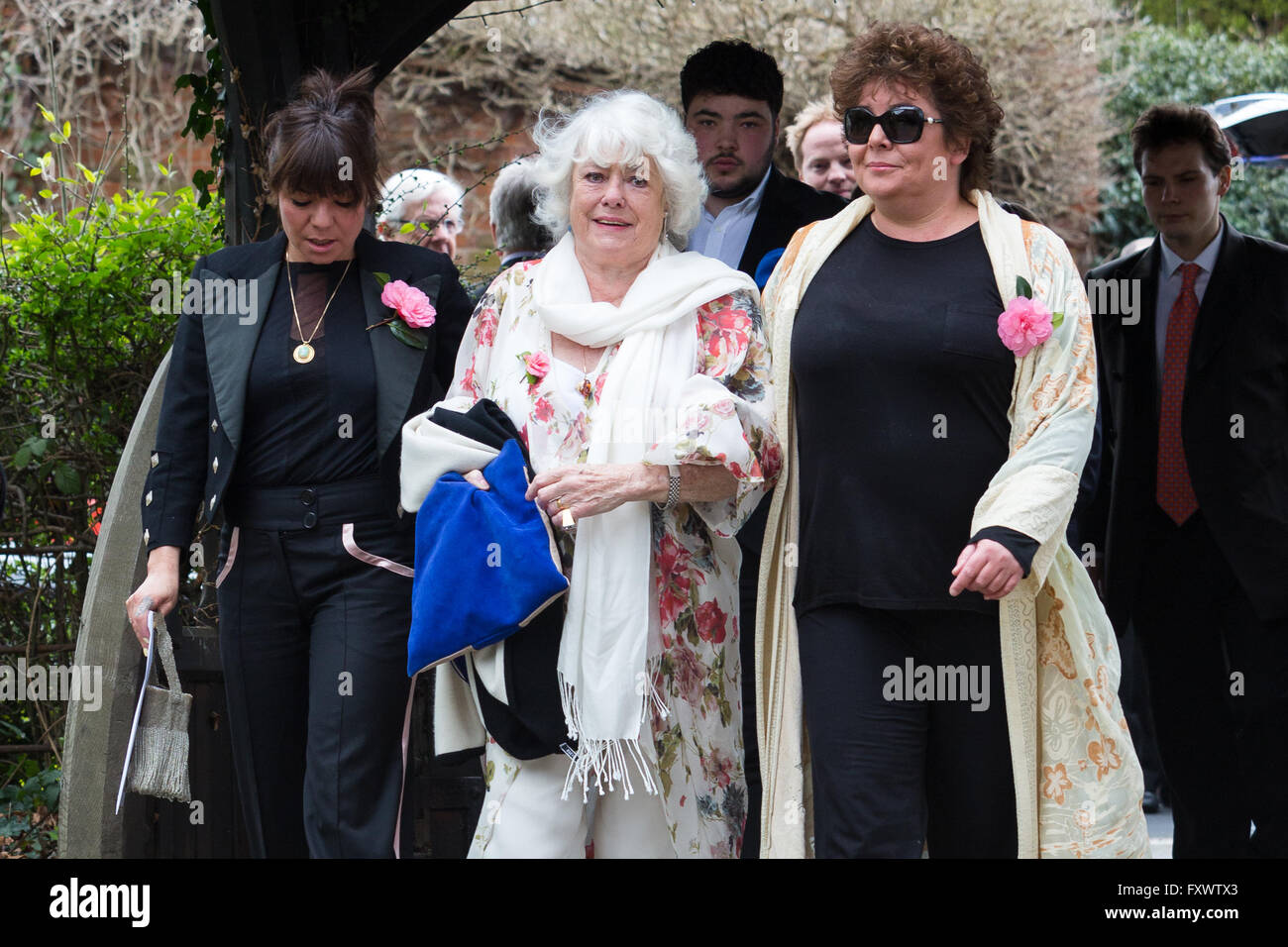 Shirley, Croydon, UK. 18th April 2016. Emma Corbett, Anne Hart and ...