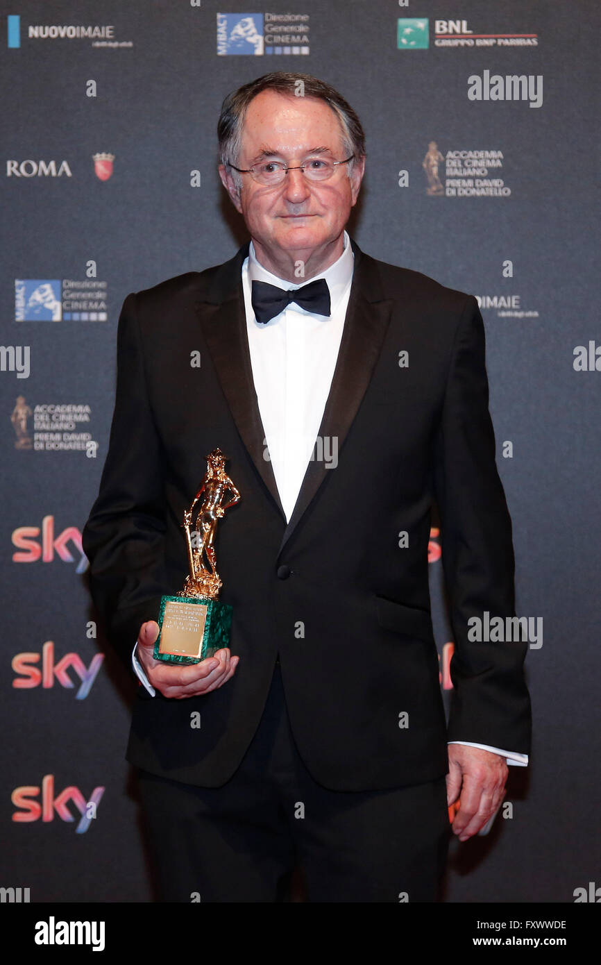 Rome, Italy. 18th April, 2016. Peter SUSCHITZKY Ceremony David di ...