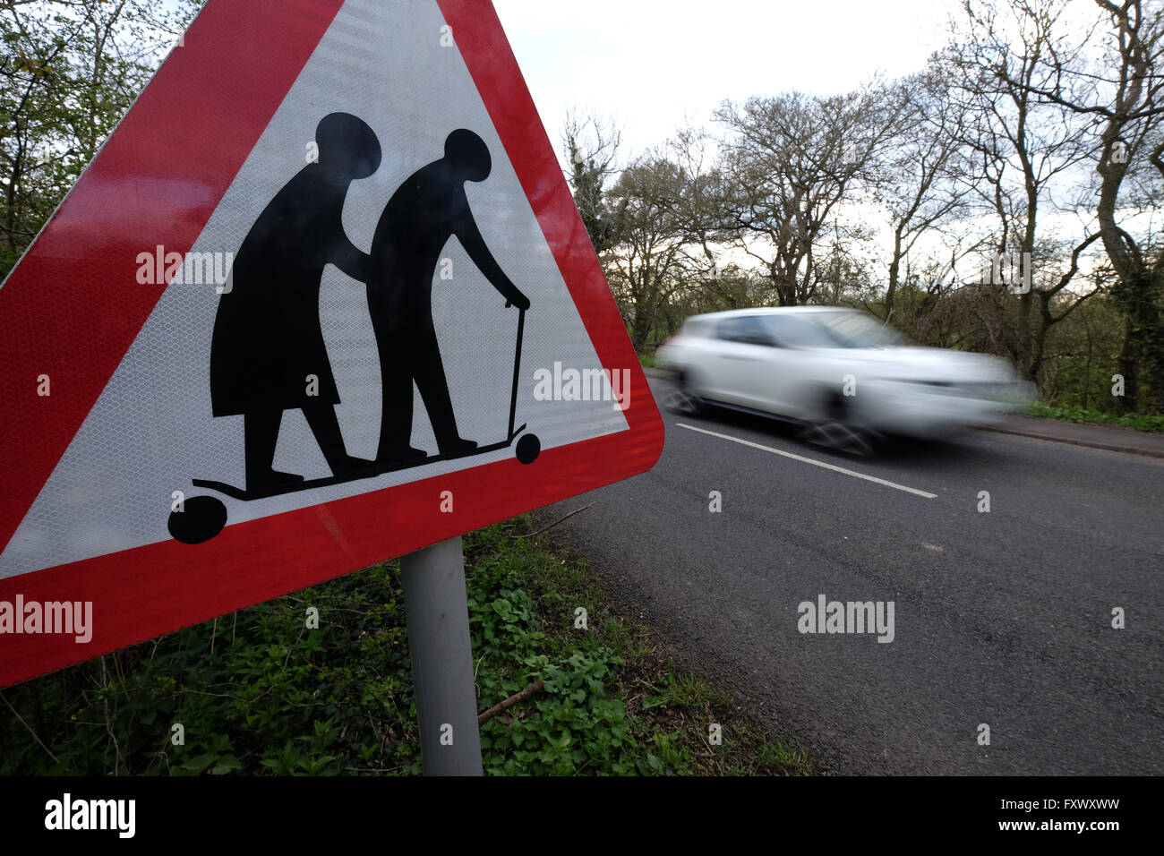 Frail pedestrians hi-res stock photography and images - Alamy