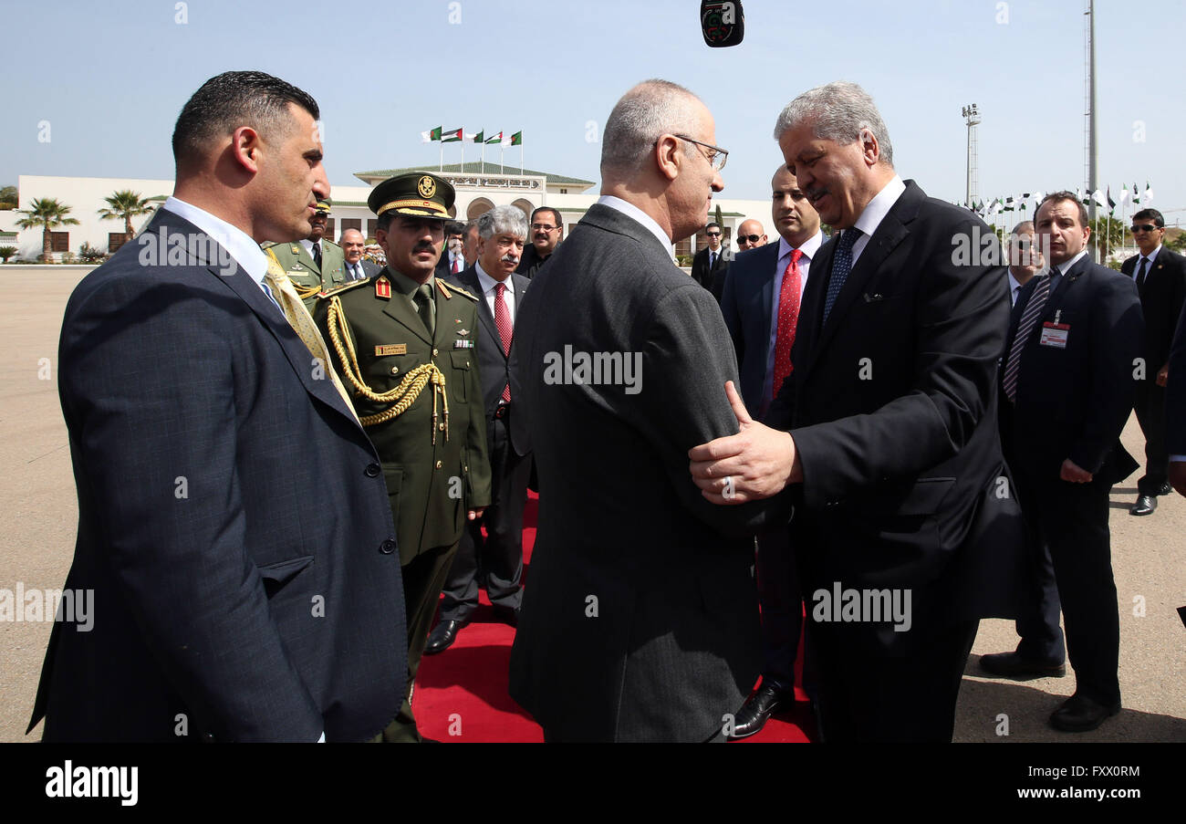Algeria, Algeria, Algeria. 19th Apr, 2016. Algerian Prime Minister ...