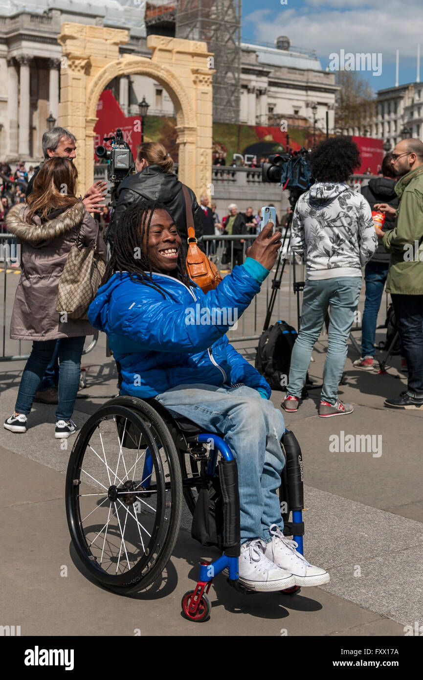 London, UK. 19 April 2016. Ade Adepitan MBE, TV presenter and ...