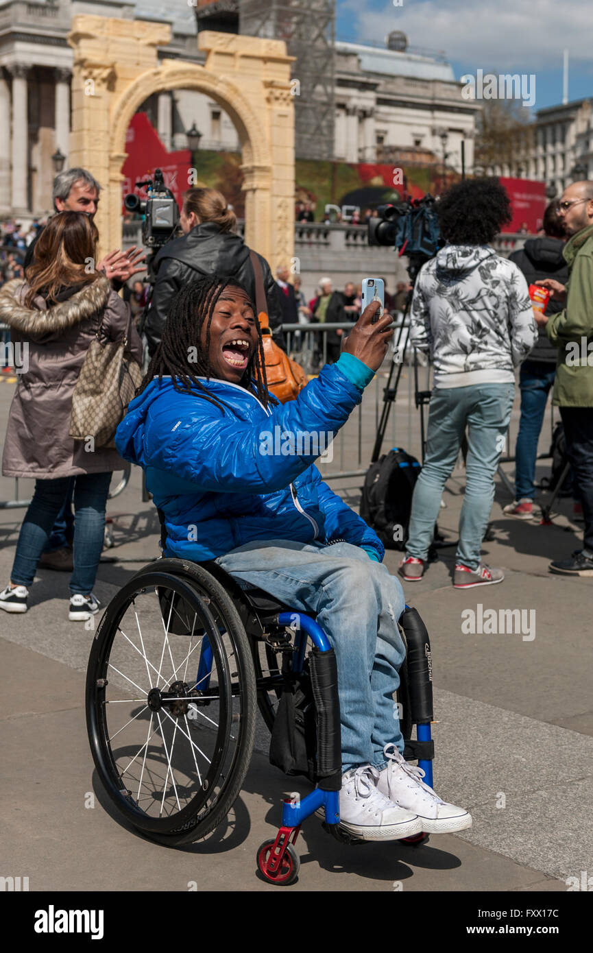 London, UK. 19 April 2016. Ade Adepitan MBE, TV presenter and ...