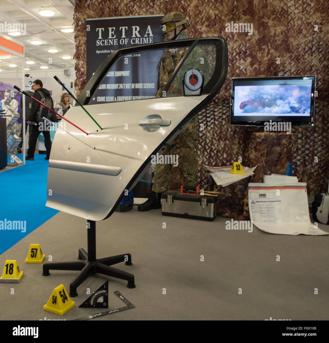 London, UK. 19th April, 2016. Security & Counter Terrorism expo ...