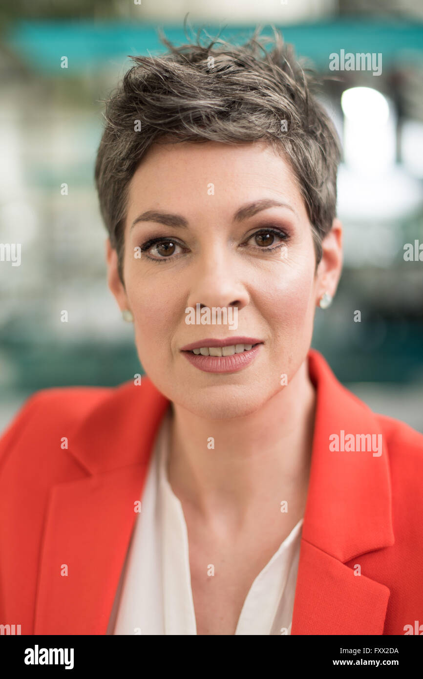 Hamburg, Germany. 18th Apr, 2016. Cheryl Shepard, in the role of Sydney ...