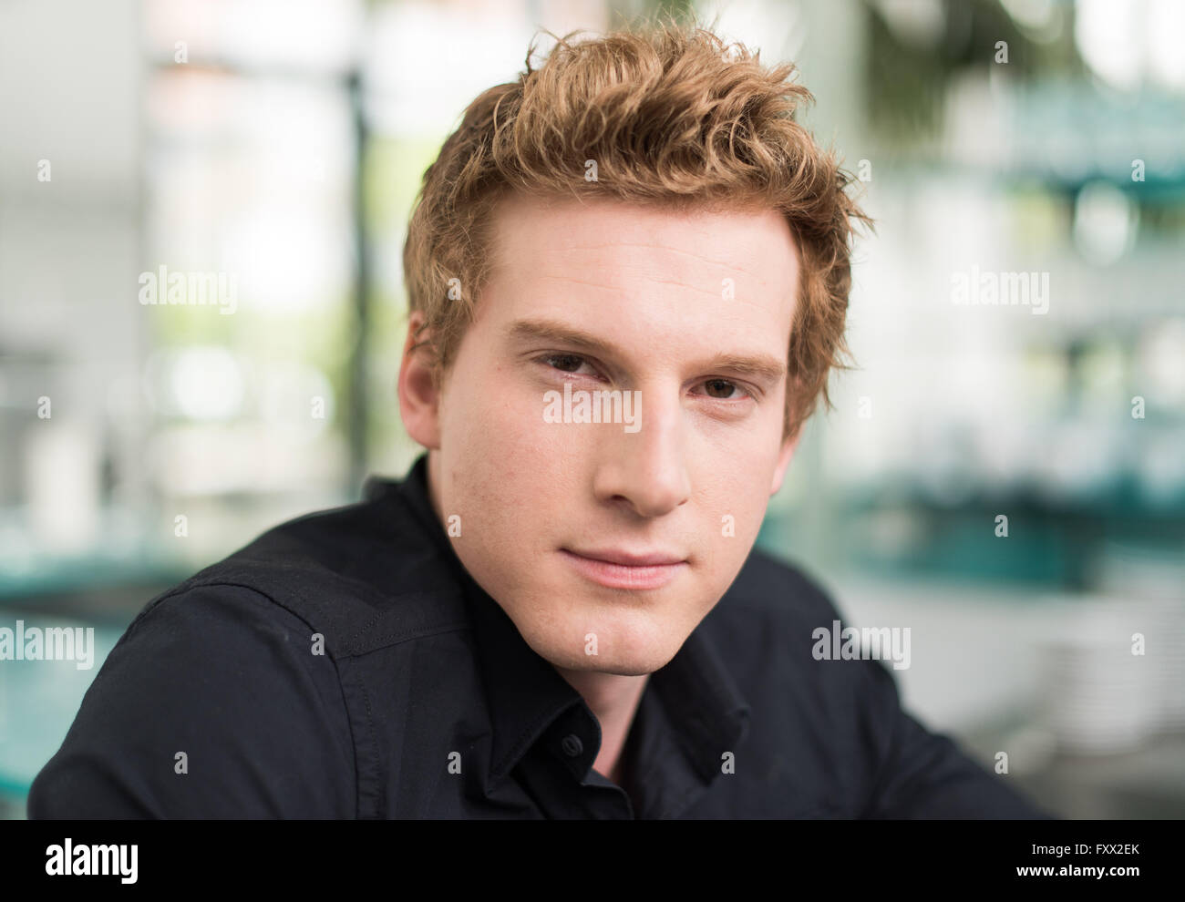 Hamburg, Germany. 18th Apr, 2016. Felix Everding, in the role of Dennis ...