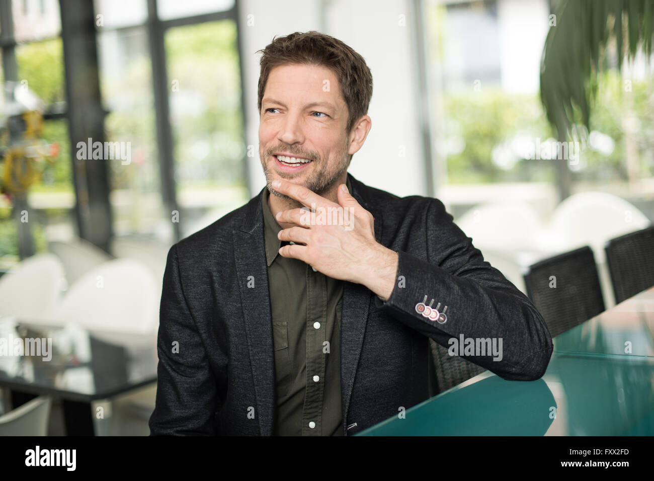 Hamburg, Germany. 18th Apr, 2016. Mickey Hardt, in the role of Mathis ...