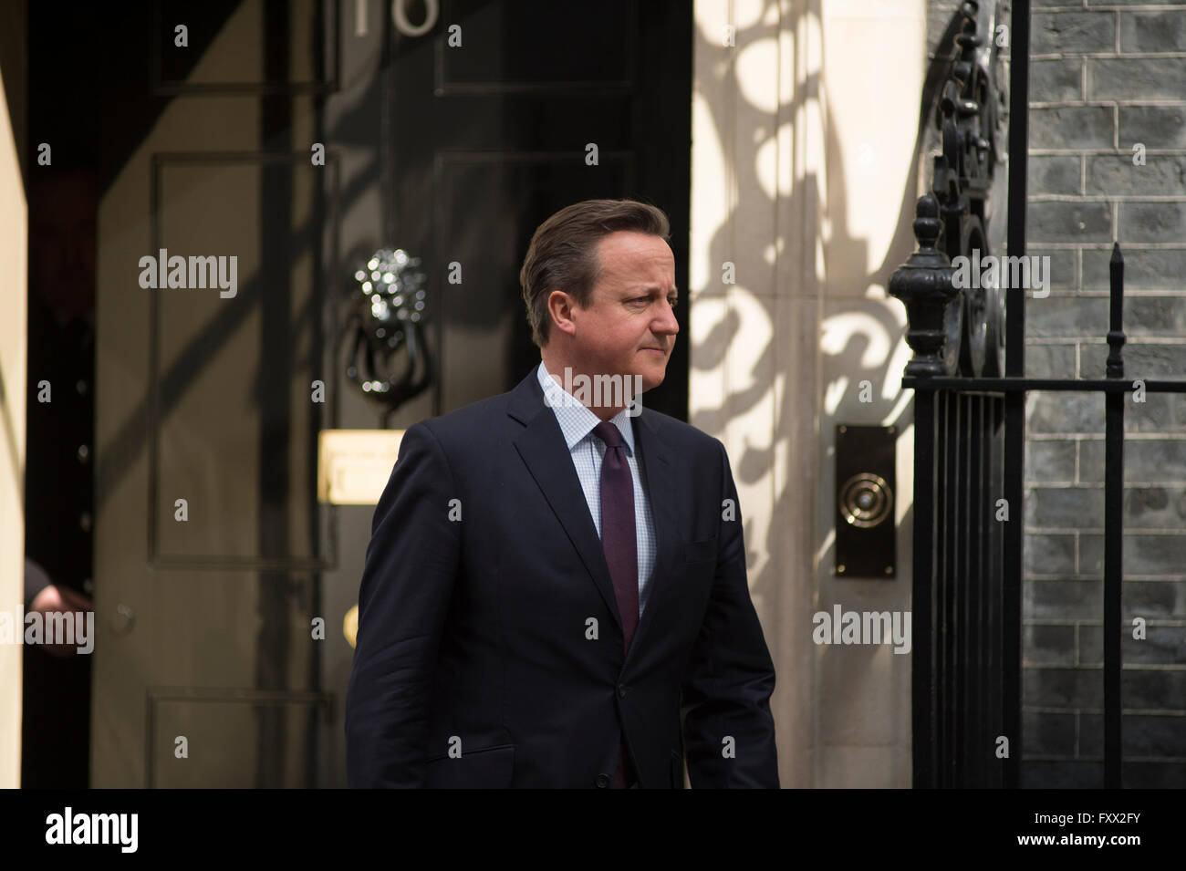 10 Downing Street, London, UK. 19th April, 2016. Prime Minister David ...