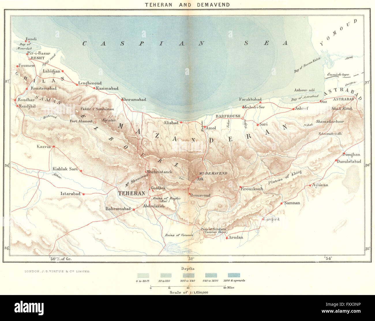 Map of tehran hi-res stock photography and images - Alamy