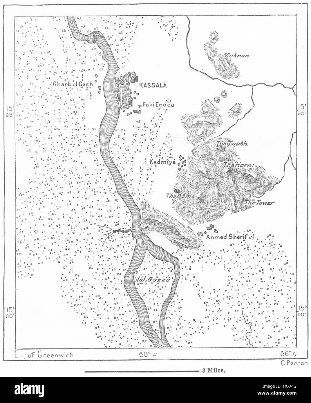 Map of sudan map Black and White Stock Photos & Images - Alamy