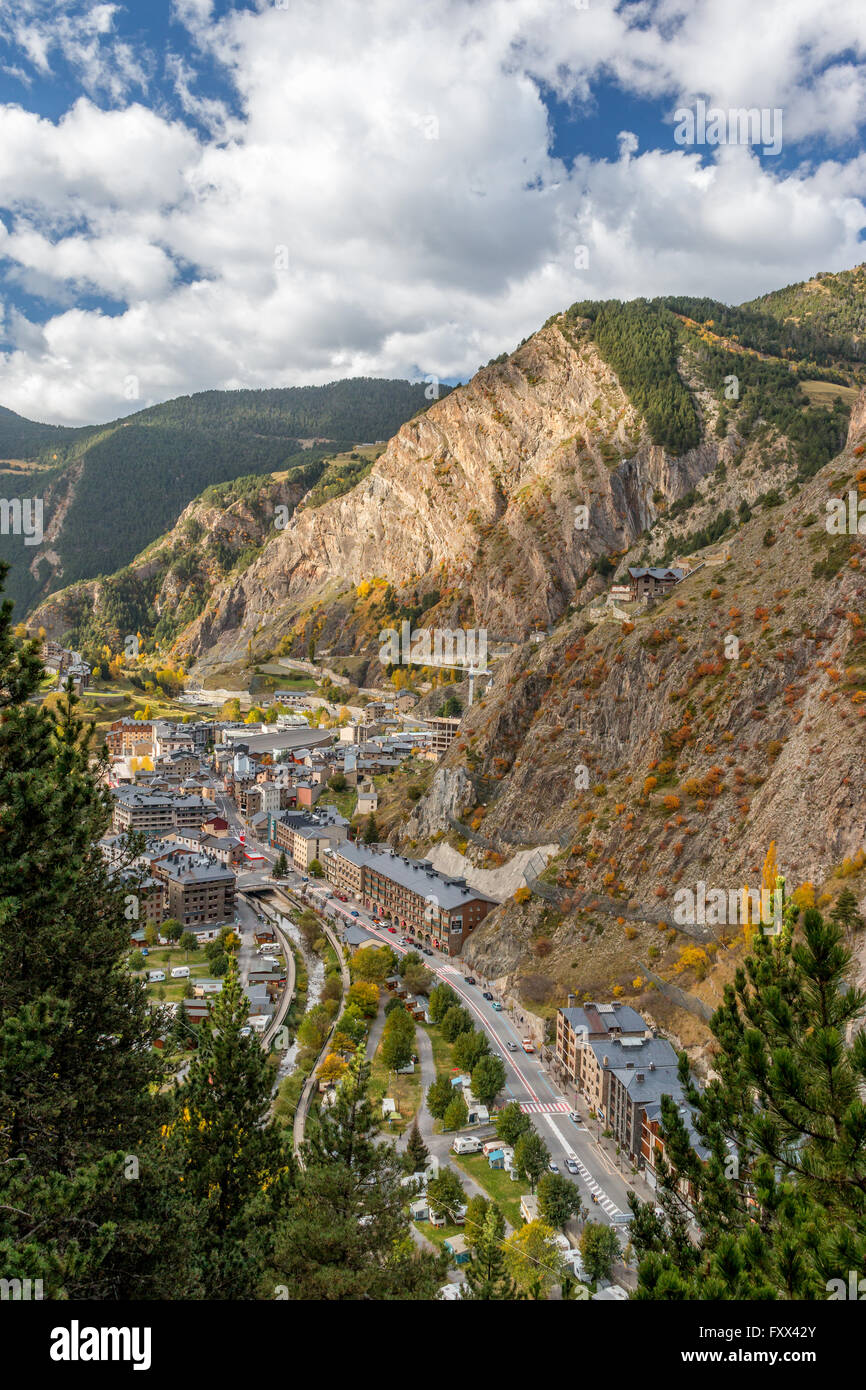 Beautiful mountain landscape in Andorra (Pyreness Stock Photo - Alamy