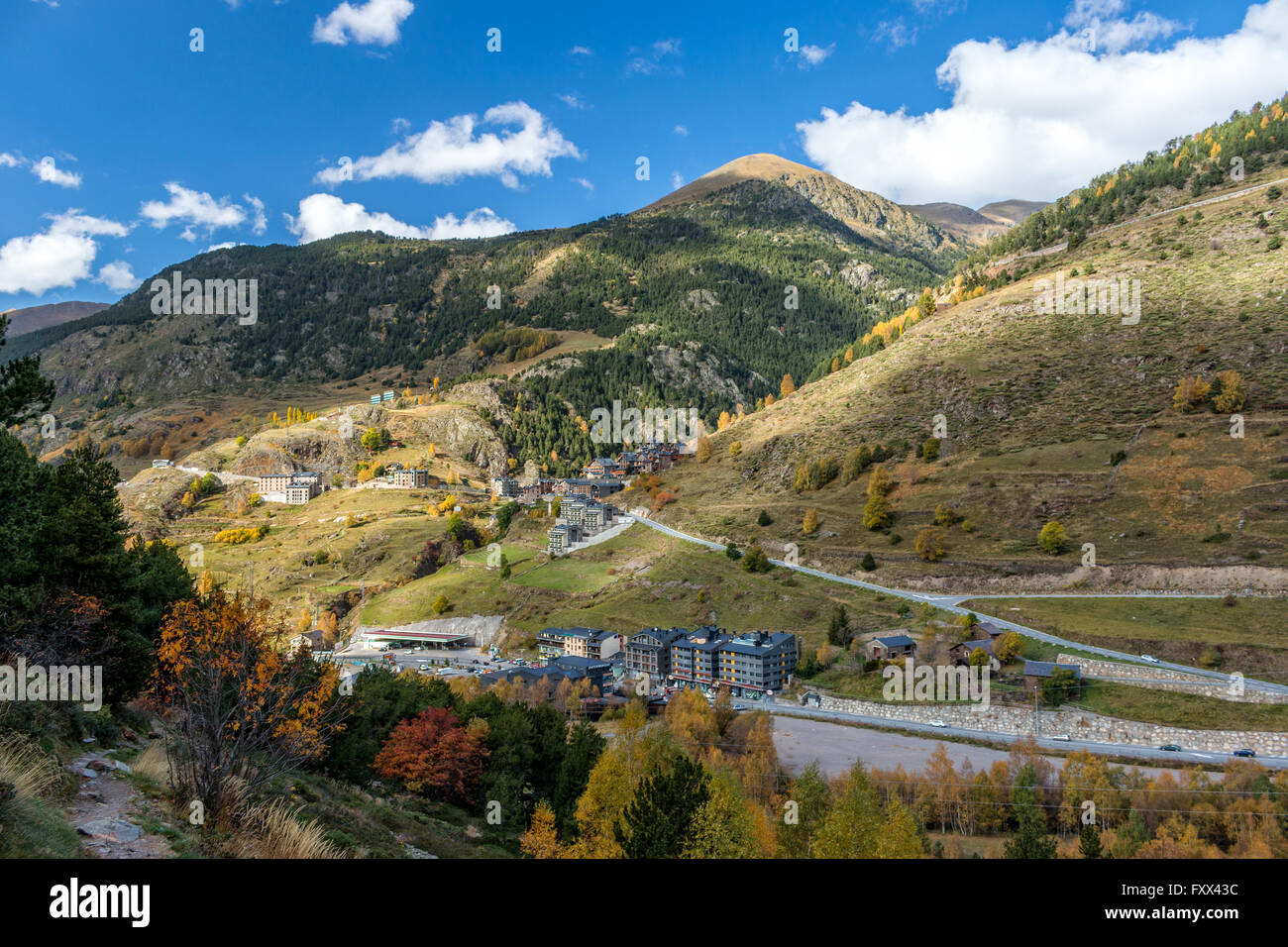 Beautiful mountain landscape in Andorra (Pyreness Stock Photo - Alamy