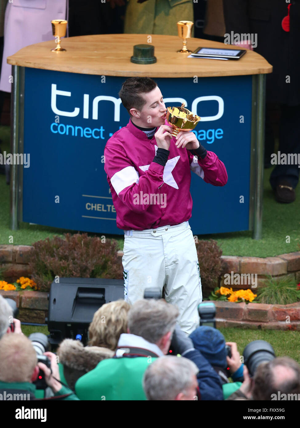Cheltenham Festival 2016 - Day 4 - Gold Cup Day. Don Cossack, ridden by ...