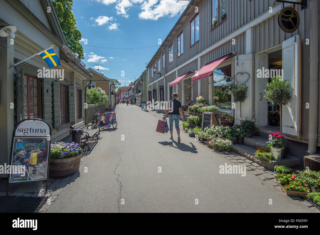 Sigtuna - the oldest town in Sweden Stock Photo - Alamy
