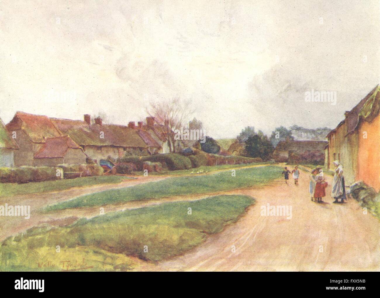 DORSET: Wool Wellbridge of Tess D'Urbervilles, antique print 1906 Stock ...