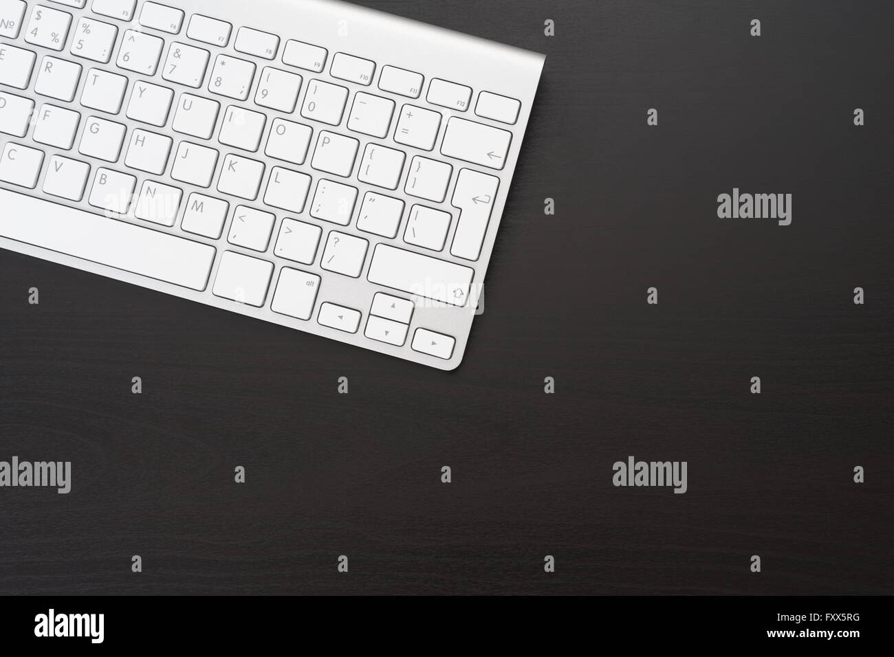 Keyboard in the workplace in the office Stock Photo - Alamy