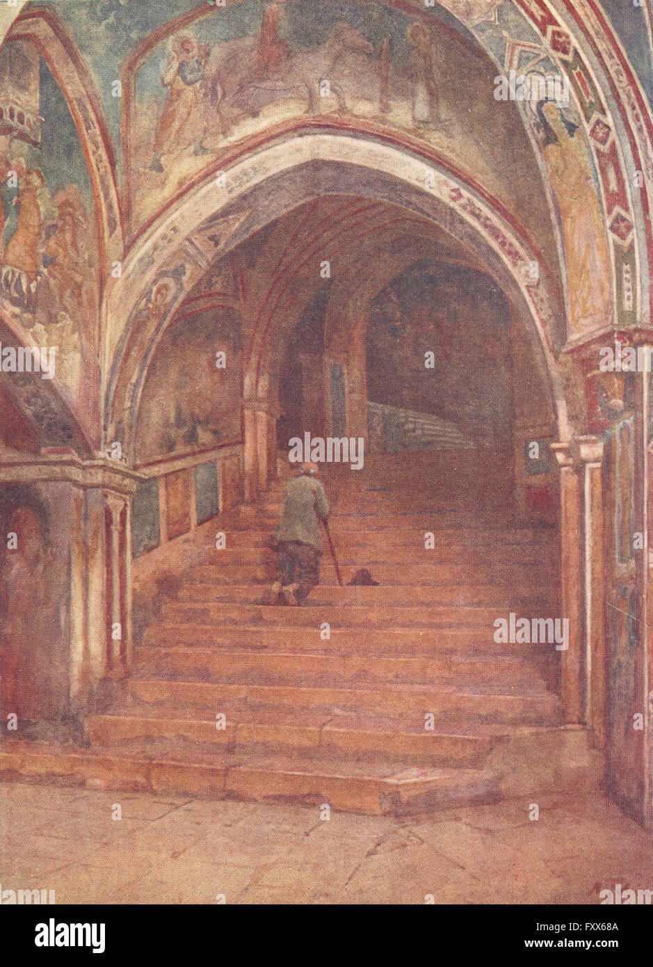 Roman stairs hi-res stock photography and images - Alamy