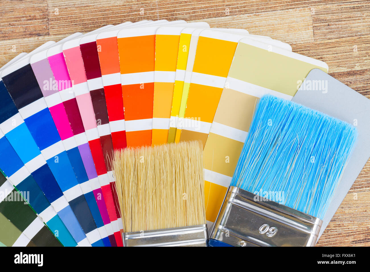 Color palette guide Stock Photo - Alamy