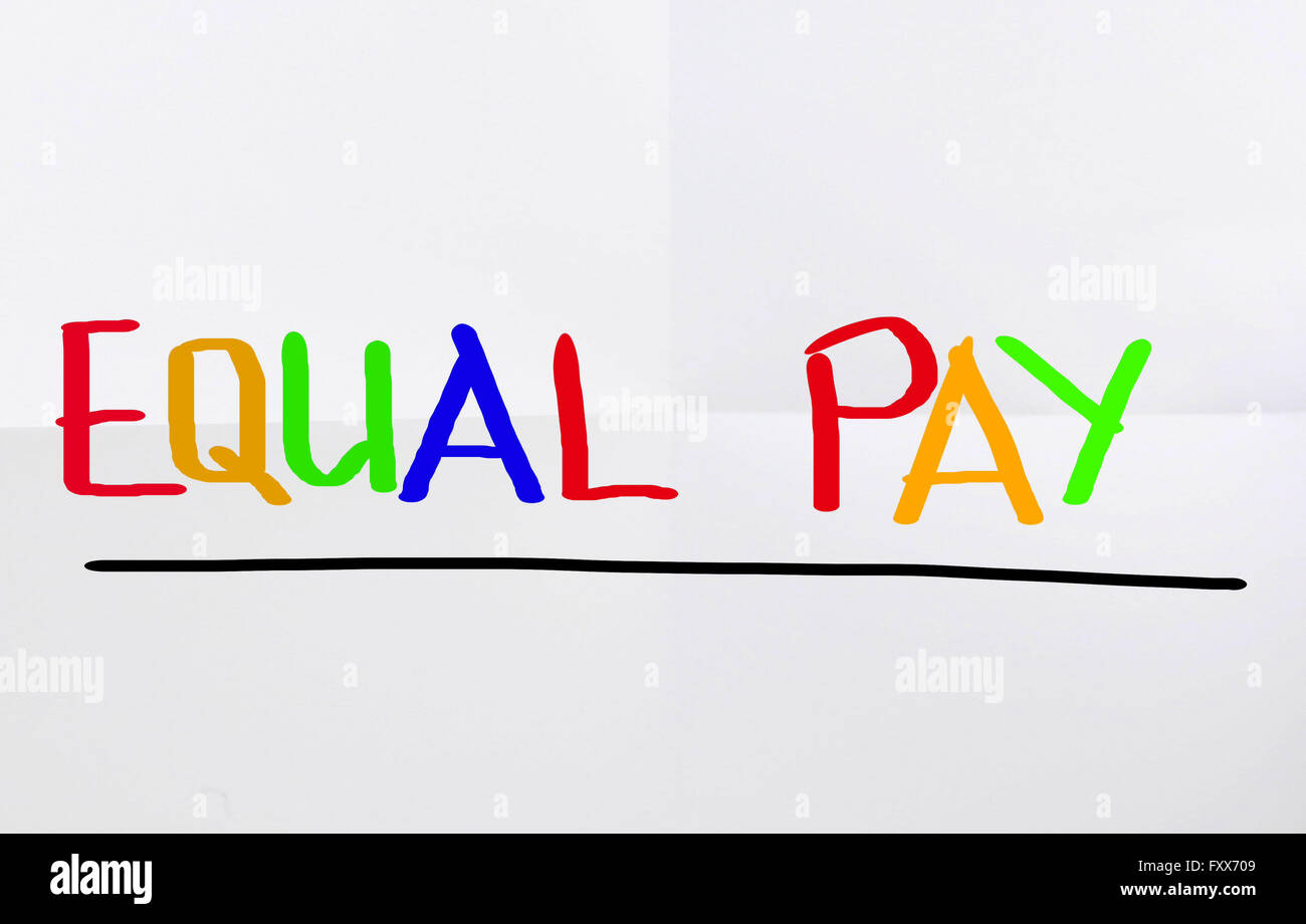 Equal Pay Concept Stock Photo - Alamy
