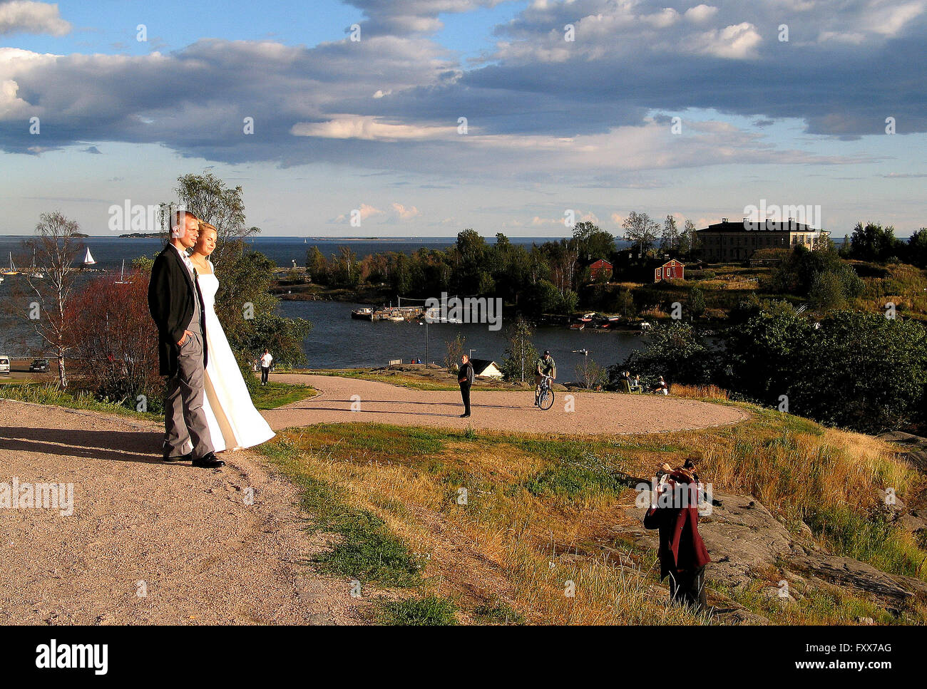 Finland couple wedding hi-res stock photography and images - Alamy
