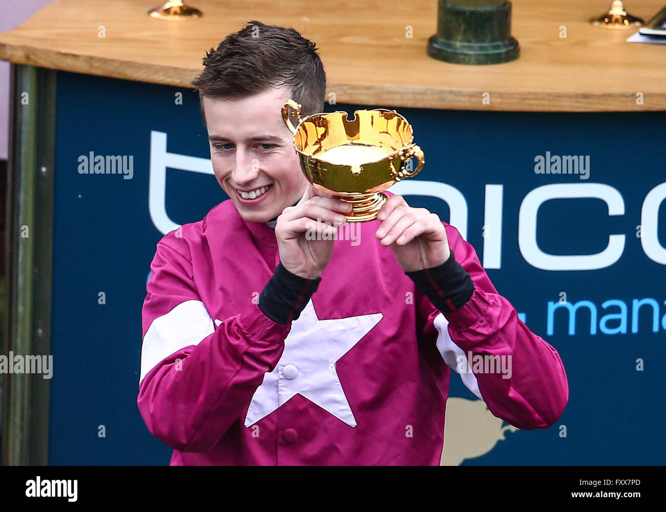Brian Cooper with the trophy after he and Don Cossack won this year's ...